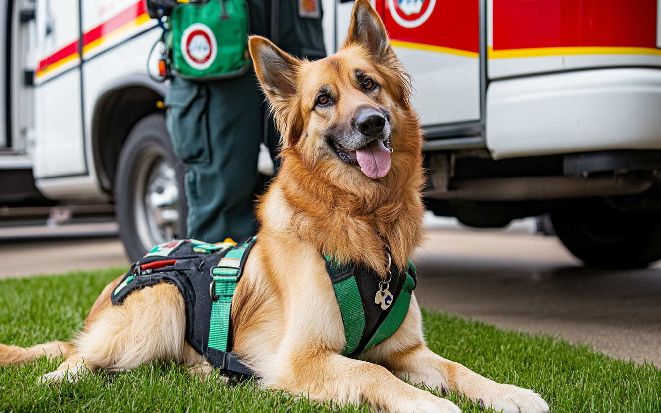 EMS Canine Evaluation and Treatment of Dehydration - MD Searchlight