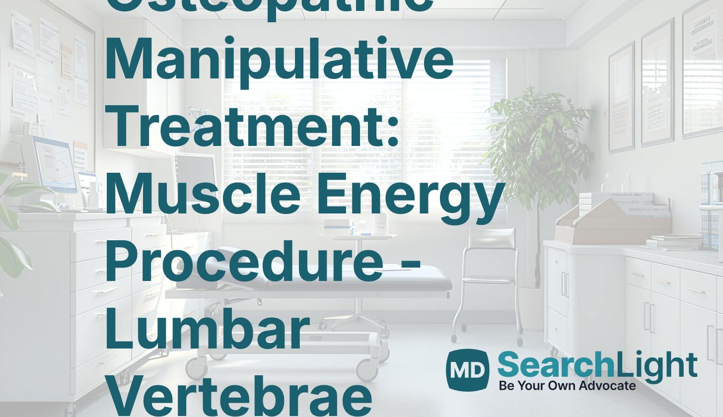 Osteopathic Manipulative Treatment: Muscle Energy Procedure - Lumbar ...