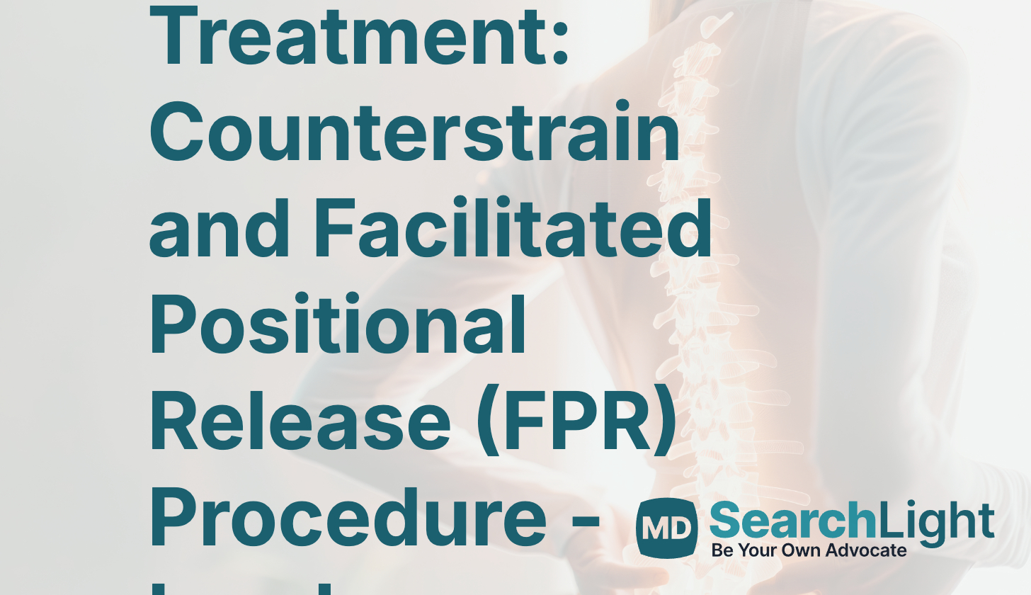 Osteopathic Manipulative Treatment: Counterstrain and Facilitated ...
