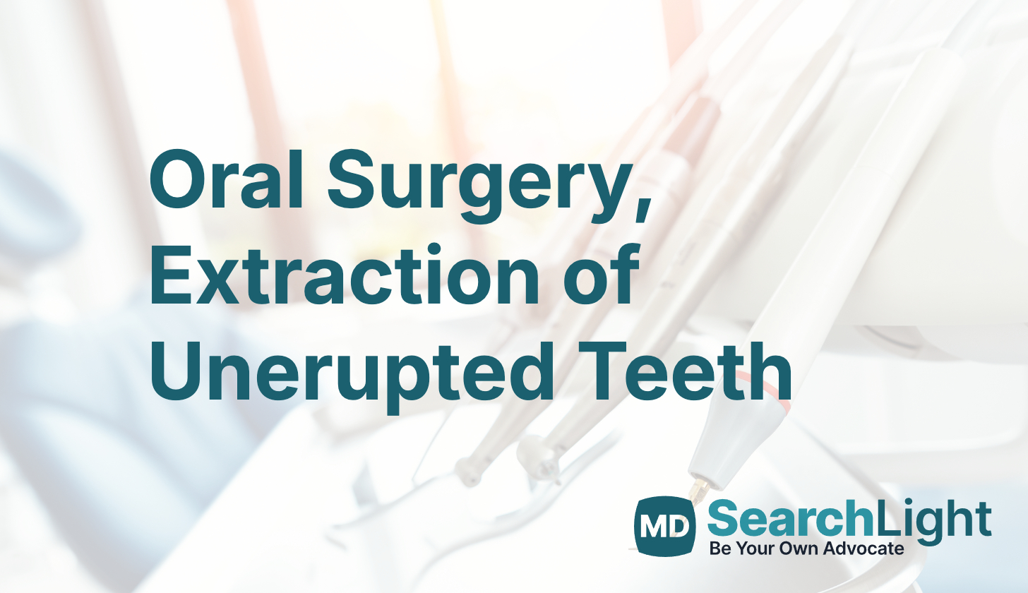 Oral Surgery, Extraction of Unerupted Teeth (Jaw and Teeth) - MD ...