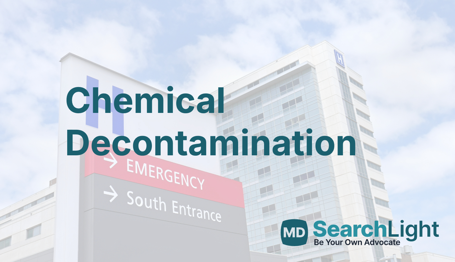 Chemical Decontamination (Decontamination) - MD Searchlight