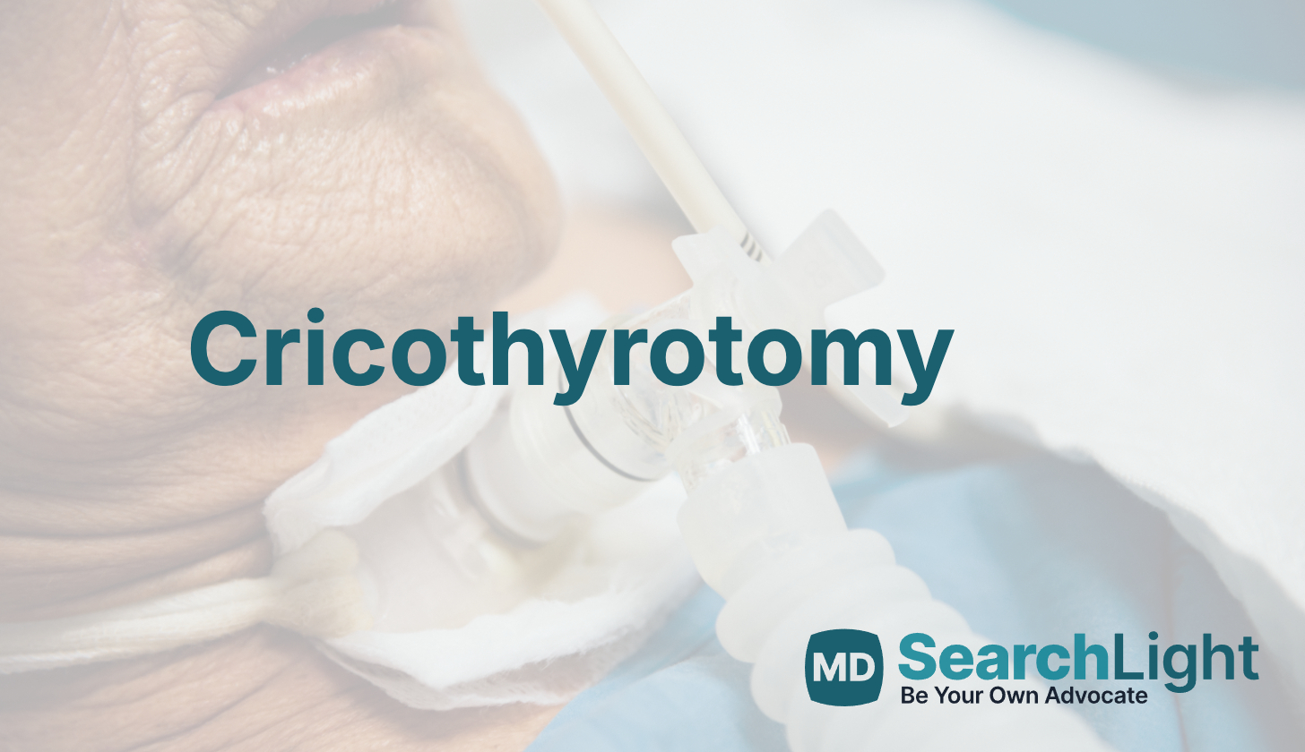 Cricothyrotomy - MD Searchlight