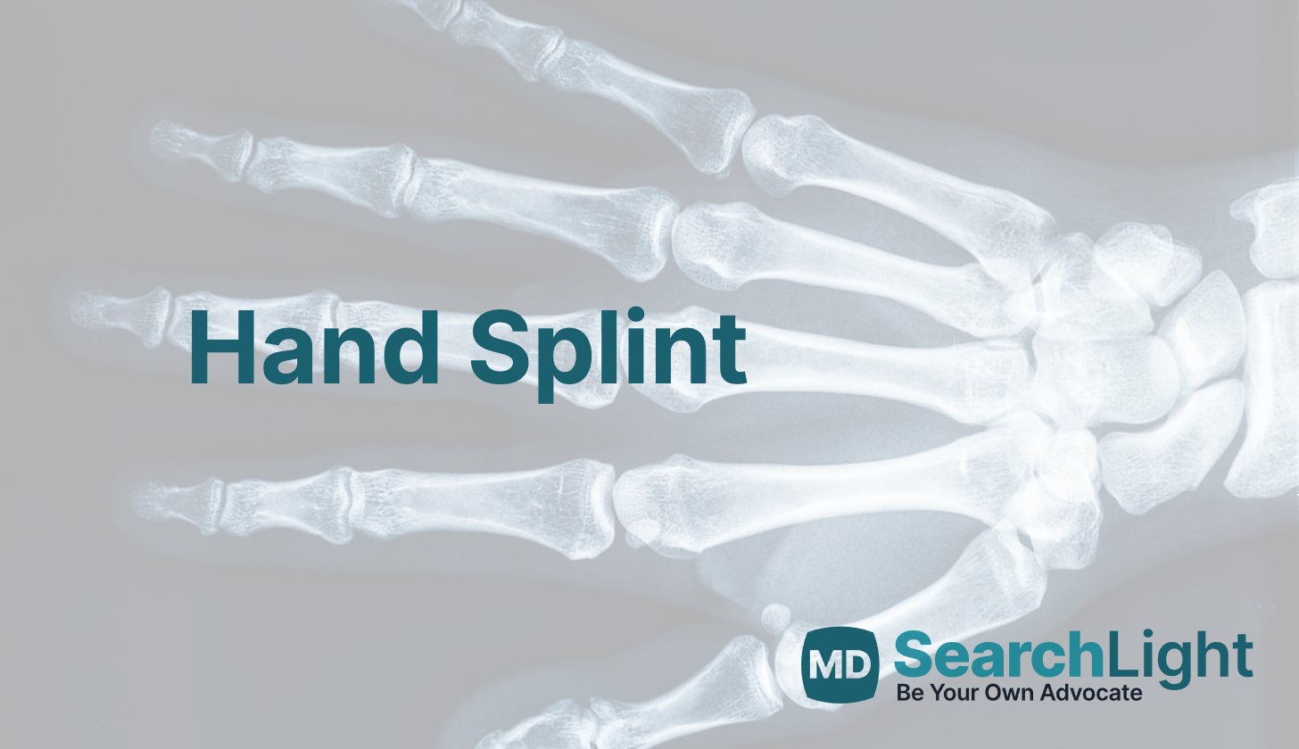 Hand Splint - MD Searchlight