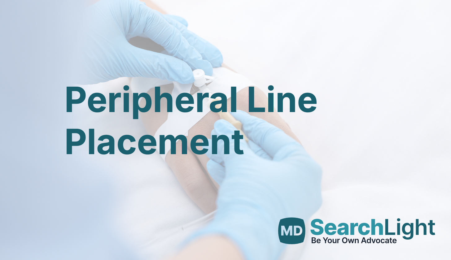 Peripheral Line Placement (Peripheral IV access) - MD Searchlight