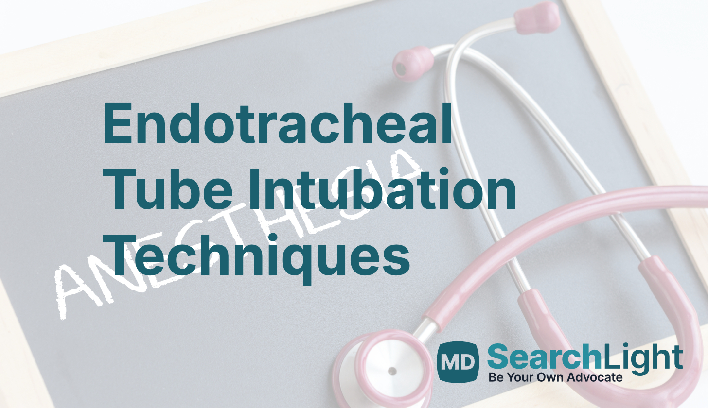 Endotracheal Tube Intubation Techniques (Endotracheal Intubation) - MD ...