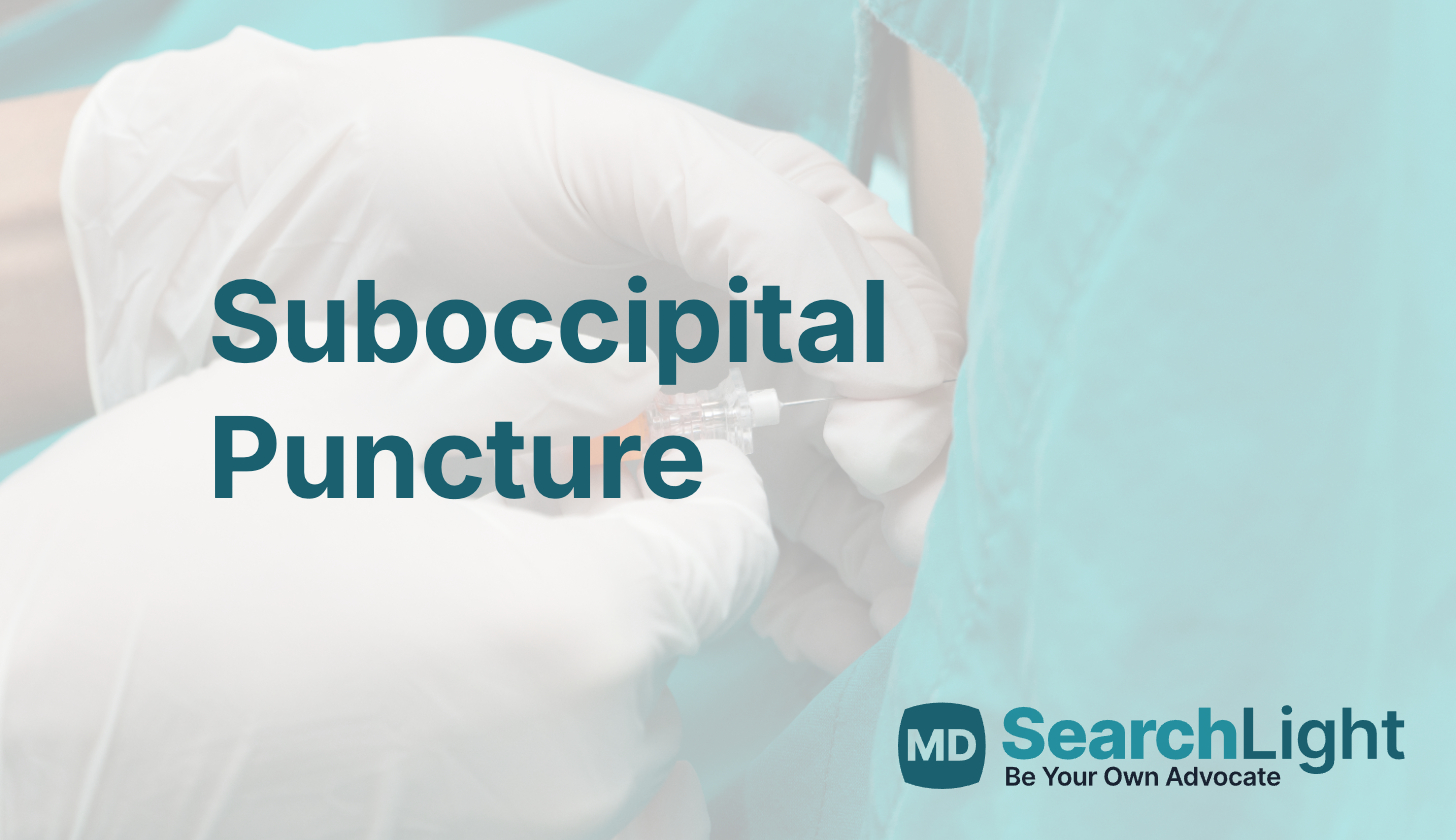 Suboccipital Puncture (Lumbar Puncture) - MD Searchlight