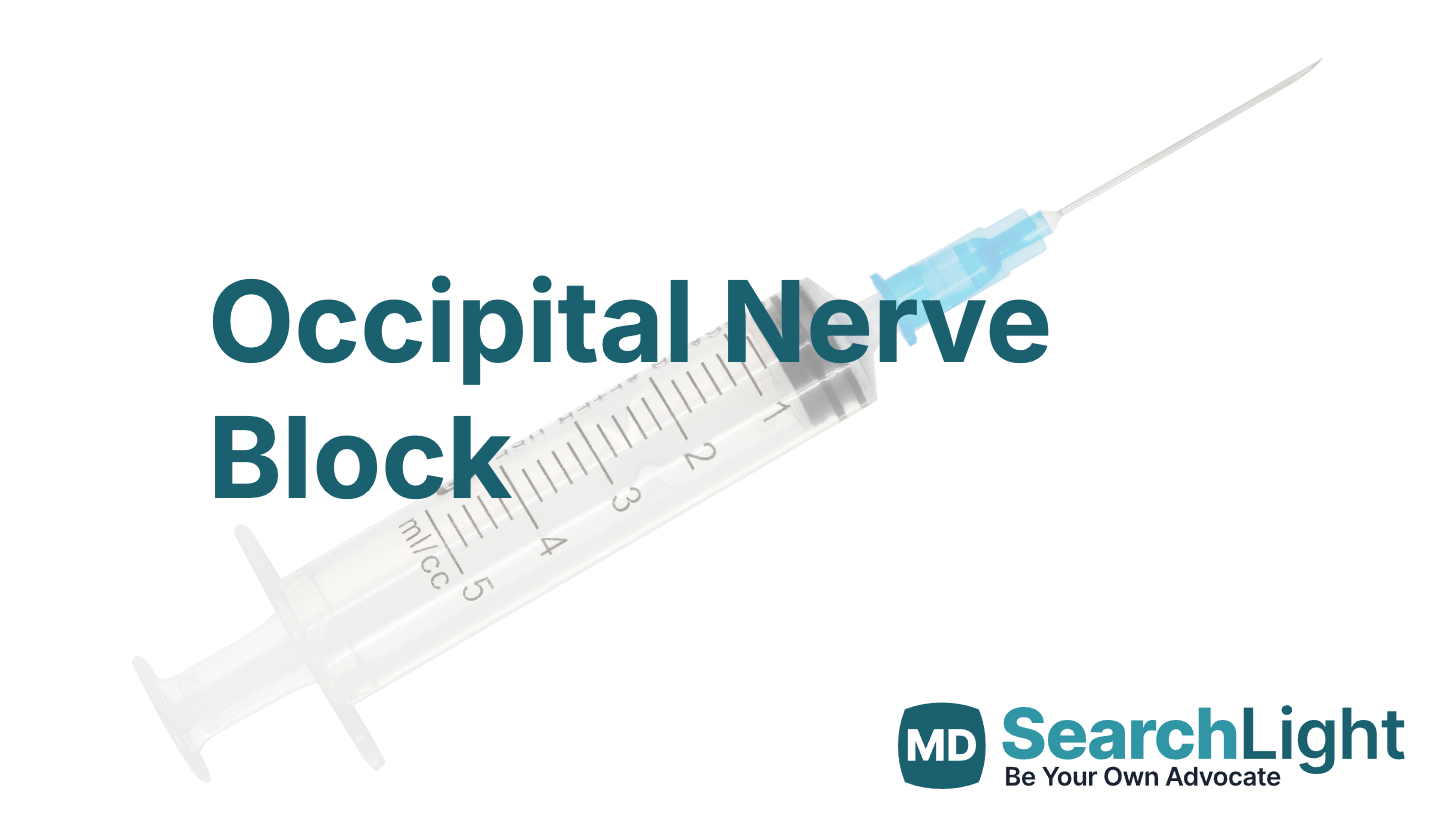 Occipital Nerve Block - MD Searchlight
