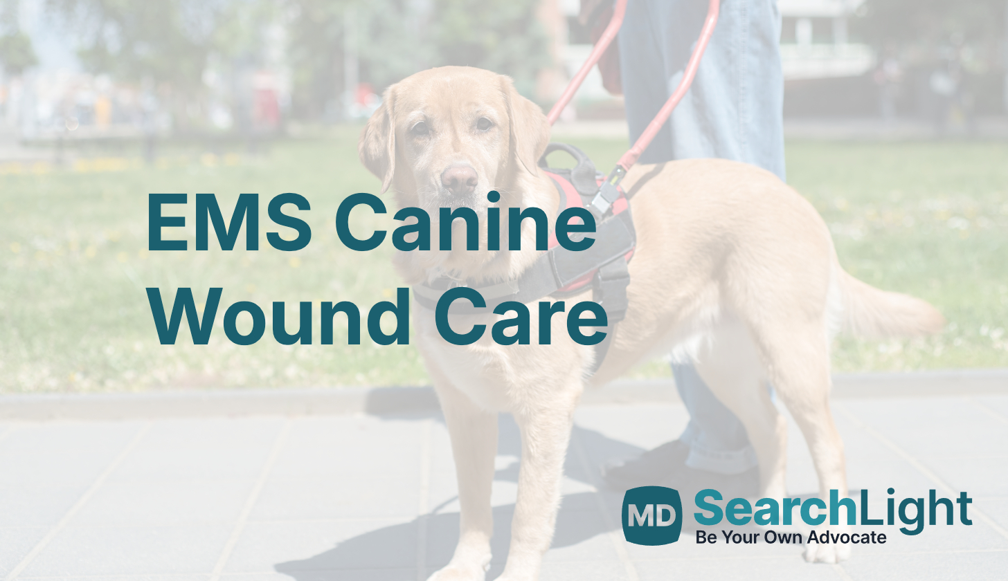 EMS Canine Wound Care - MD Searchlight