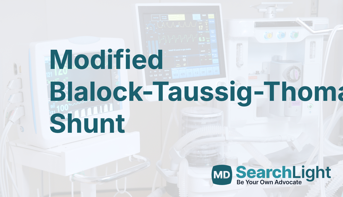 Modified Blalock-Taussig-Thomas Shunt (Blalock-Taussig Shunt) - MD ...