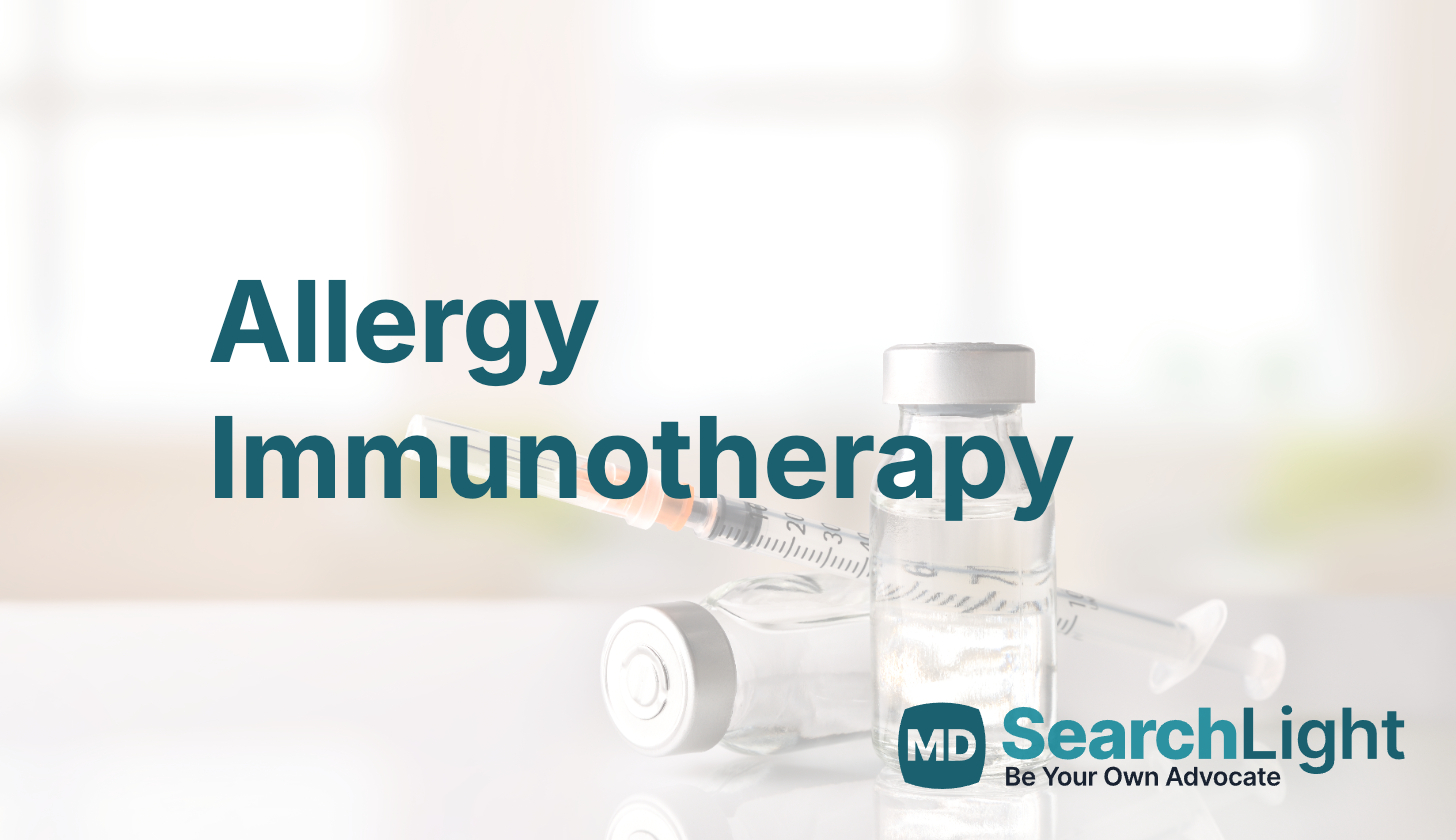 Allergy Immunotherapy (Allergy Shots) - MD Searchlight