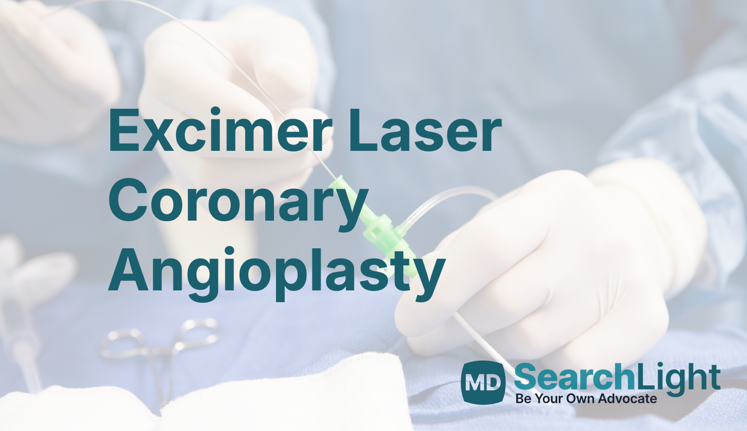 Excimer Laser Coronary Angioplasty (Percutaneous Coronary Intervention ...