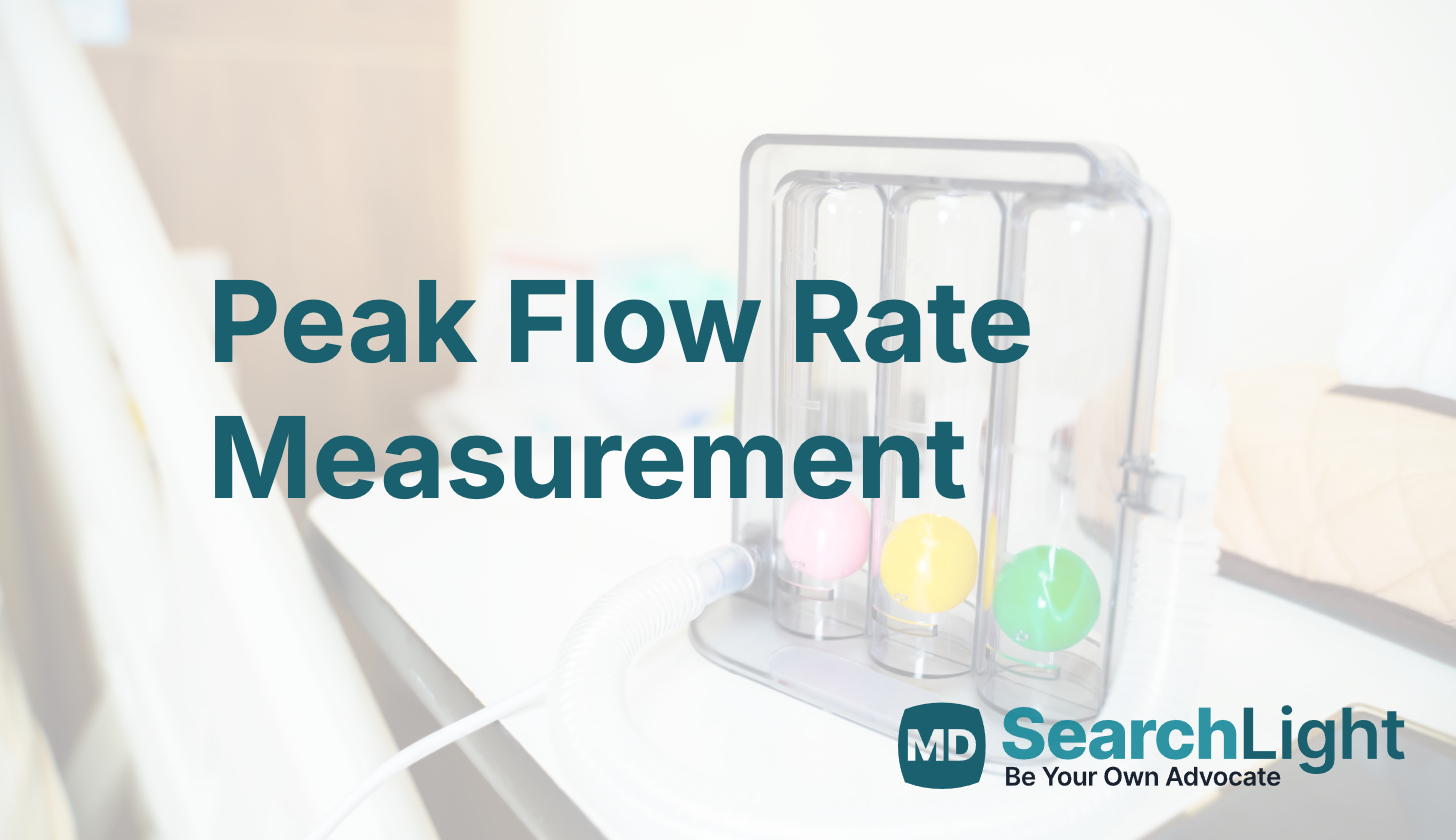 Peak Flow Rate Measurement (Peak Expiratory Flow Rate) - MD Searchlight